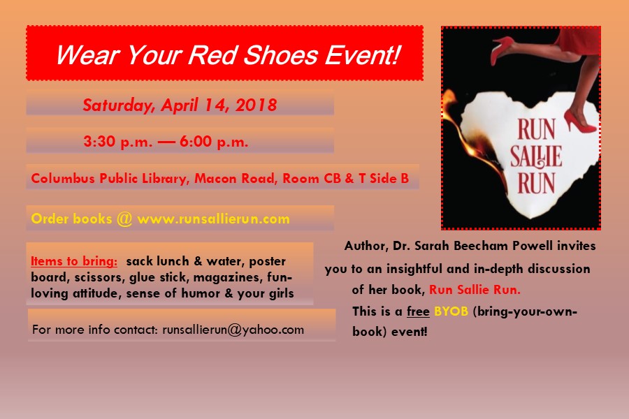 Run Sallie Run Red Shoe Event